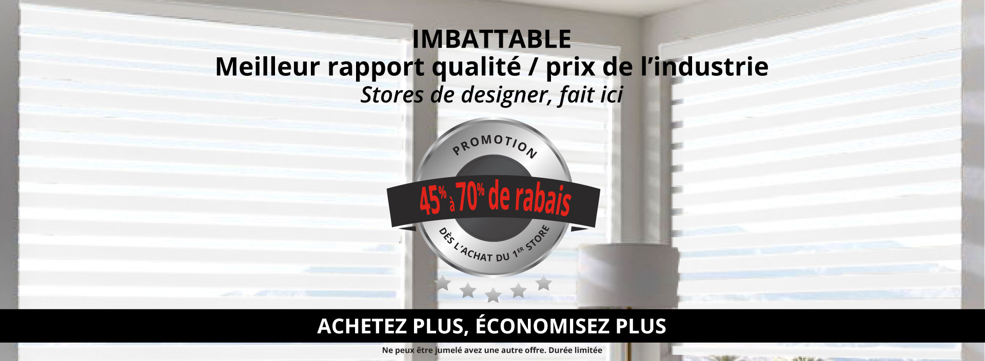 Store Dépôt®: Store en Ligne sur Mesure, Store Alterné, Toile à Rouleau ...